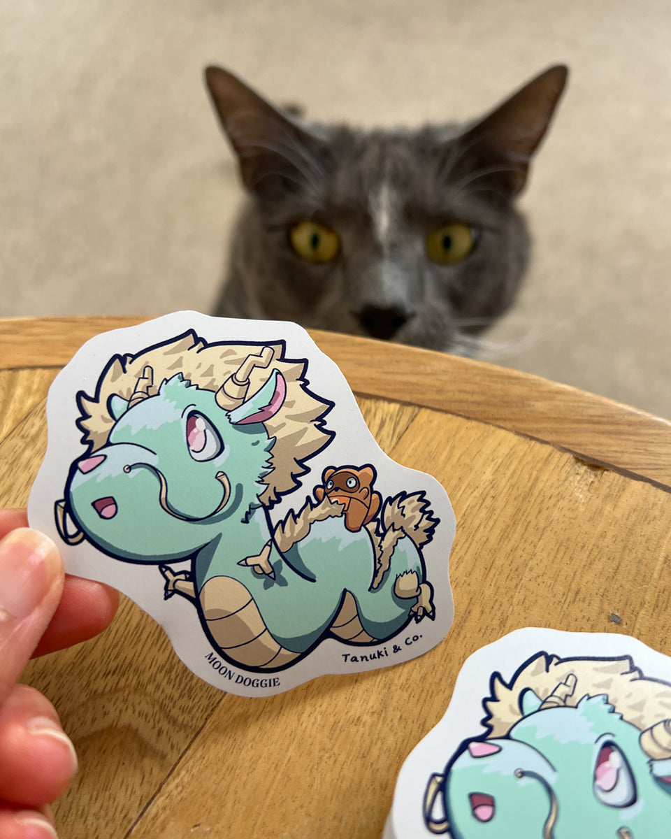 2024 year of the Dragon Sticker – Tanuki & Co
